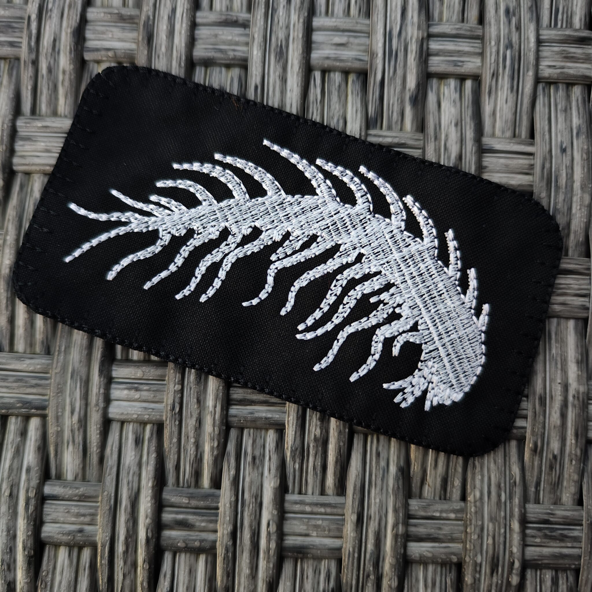 Centipede patch scolopendra creepy art punk patch embroidered - Mottopatch